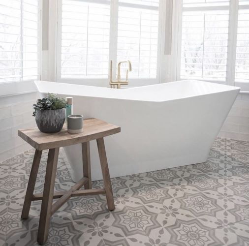 Hampton Design Bathroom floor tiles Sydney